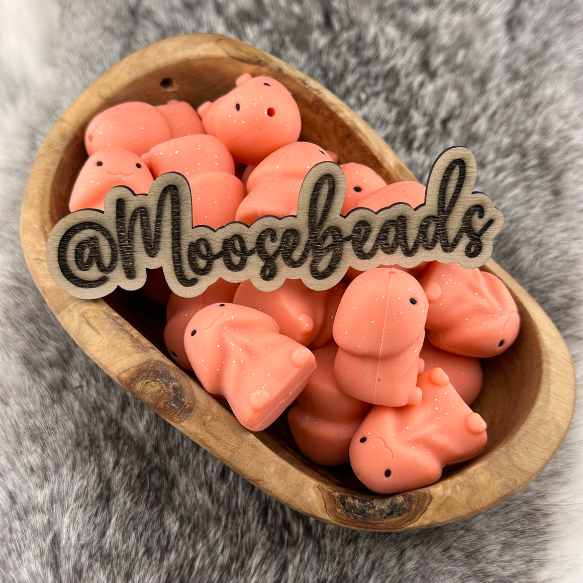 Silicone focals, beads, DIY supplies. Lots of Bubblegum beads ...