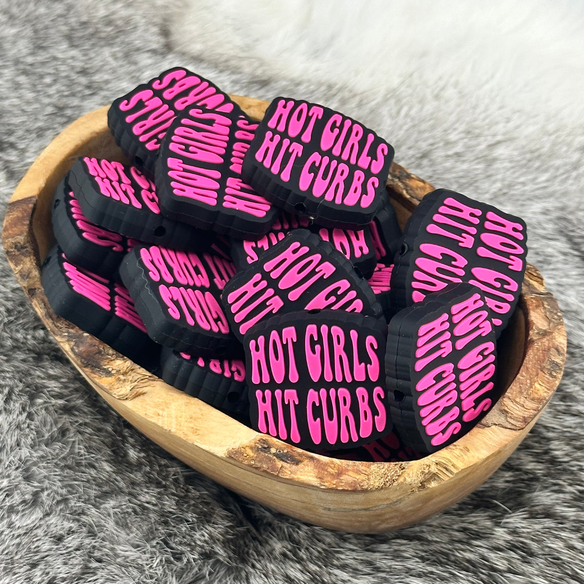 S-3 Hot Pink Hot Girls Hit Curbs Silicone Focal EXCLUSIVE 2 pack ...
