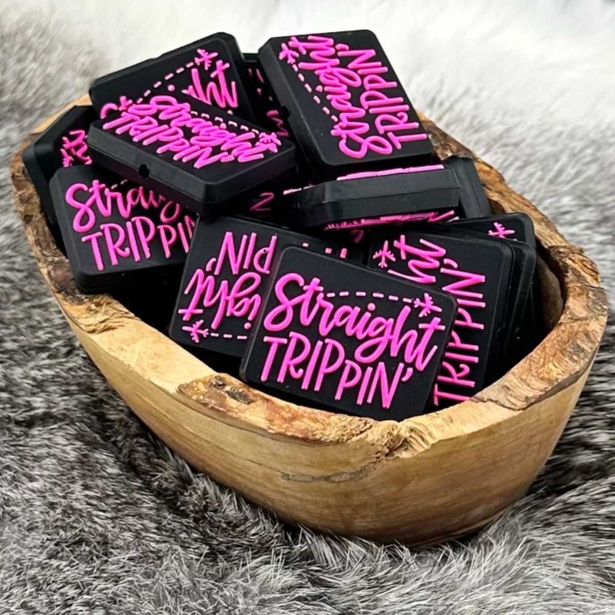S-541 Straight Trippin' Hot Pink Silicone Focal EXCLUSIVE 2 Pack ...