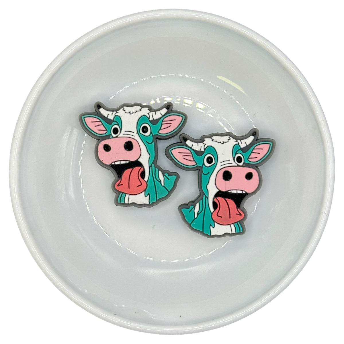 S-1260 Turquoise SCREAMING Cow Silicone Buddy EXCLUSIVE – Platinum ...