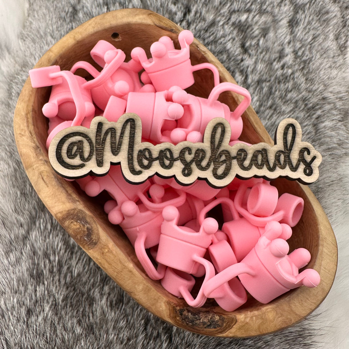 BST-5 Coquette Pink Crown SILICONE Straw Topper EXCLUSIVE – Platinum ...