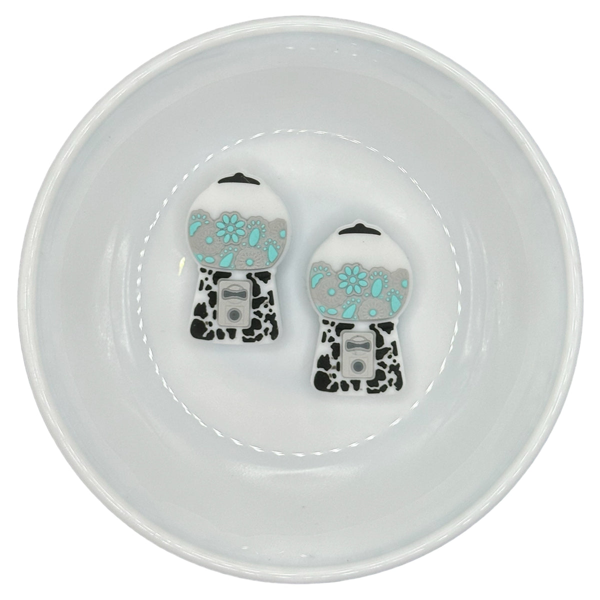 S-929 Cow Print Western Gumball Machine Silicone Focal EXCLUSIVE 2 Pac ...