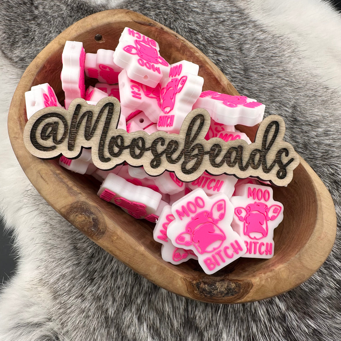 Silicone focals, beads, DIY supplies. Lots of Bubblegum beads ...