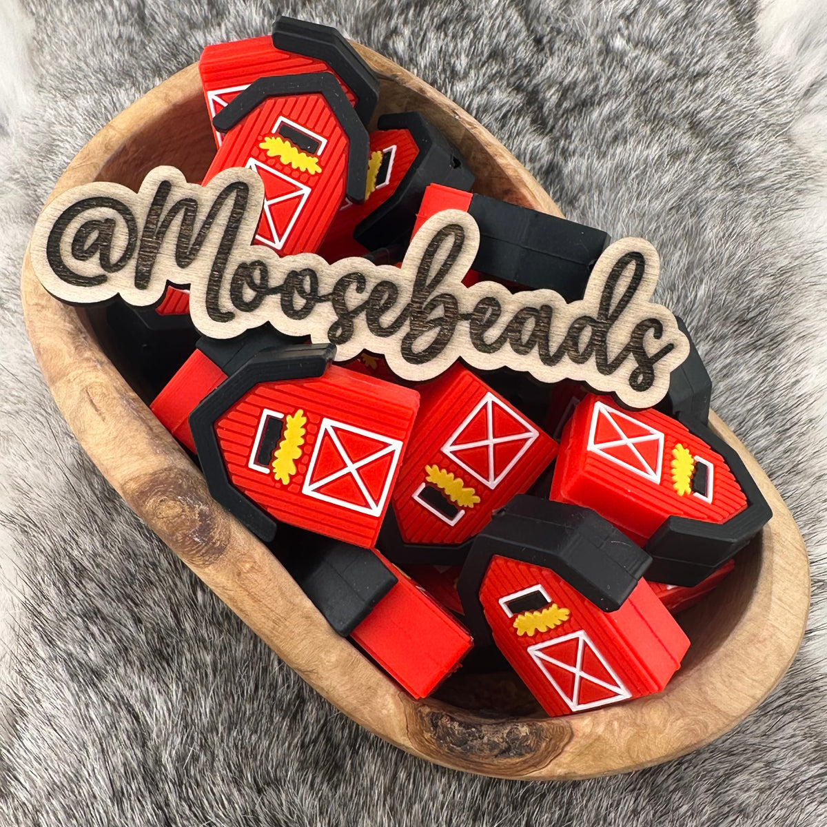 S-1204 3D Barn Silicone EXCLUSIVE – Platinum Moose Beads and Supplies