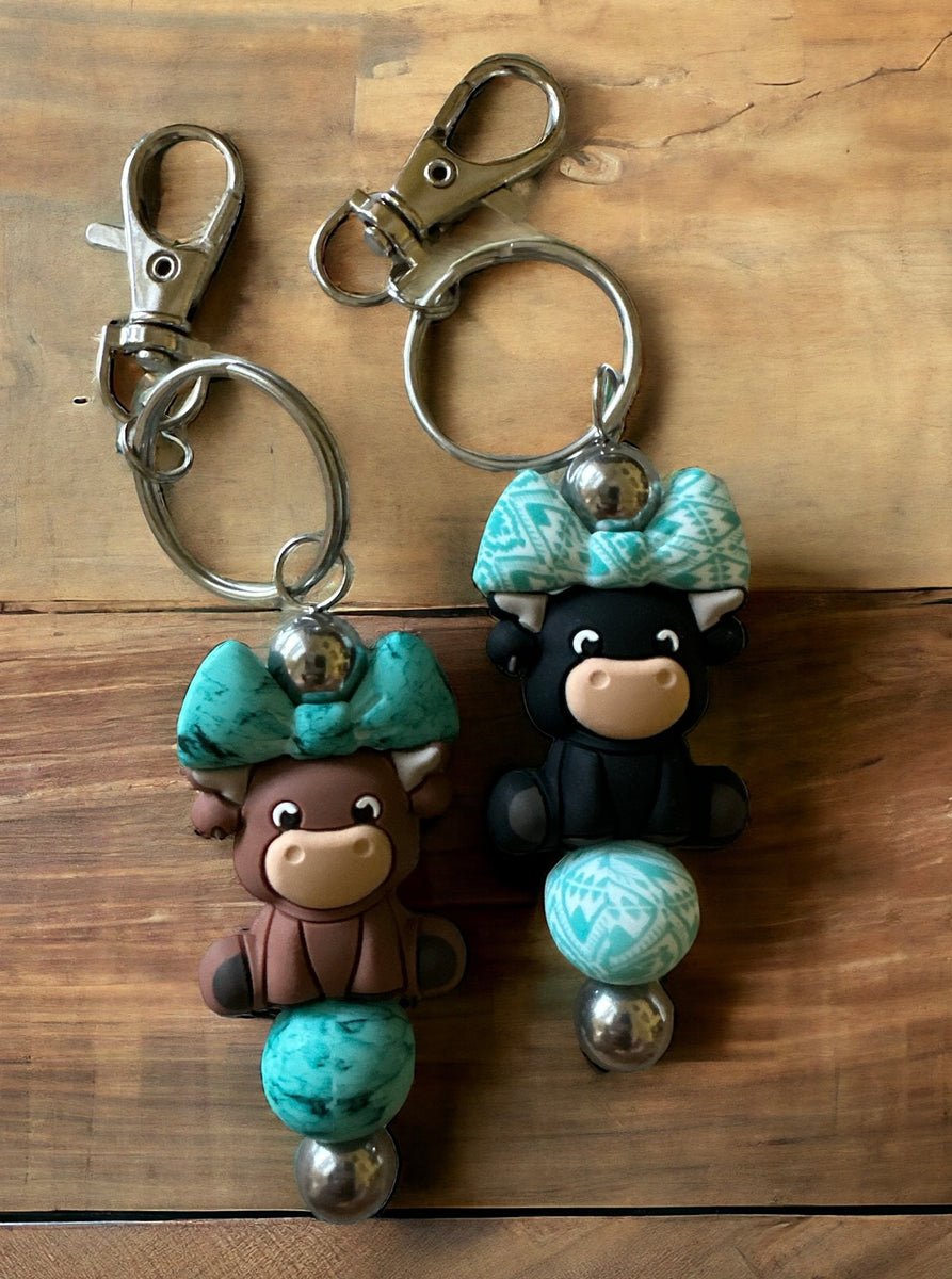 S-992 Brown Gus the 3D Cow Silicone EXCLUSIVE – Platinum Moose Beads ...