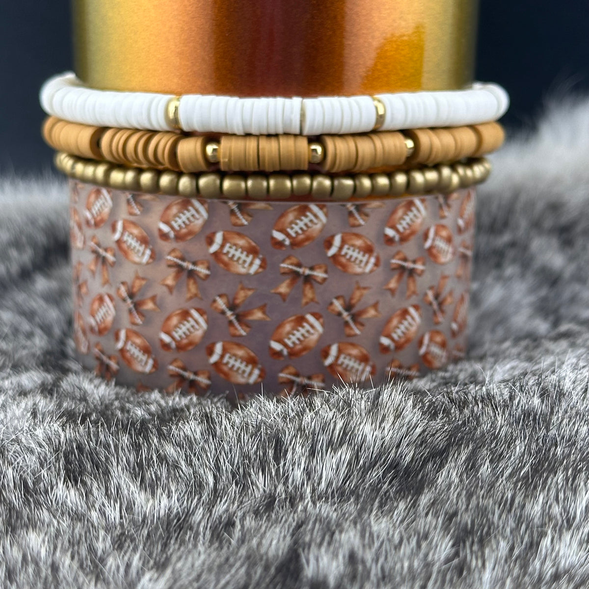 STACK # 5 Tan & White – Platinum Moose Beads and Supplies