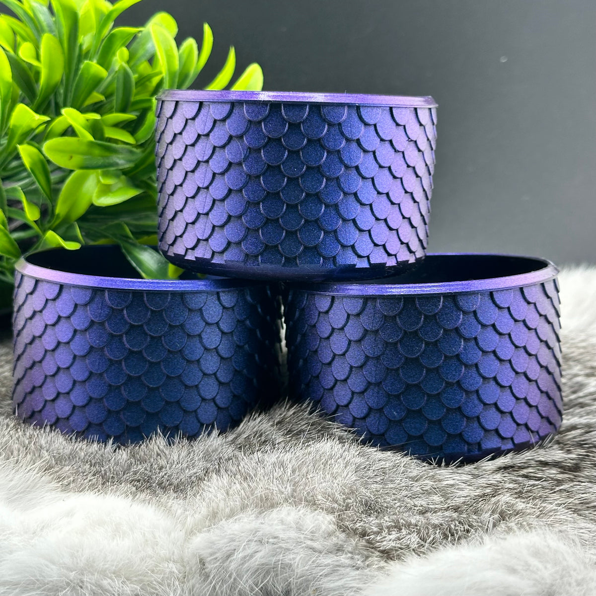 Mermaid Scales Silicone Tumbler Boot – Platinum Moose Beads and Supplies