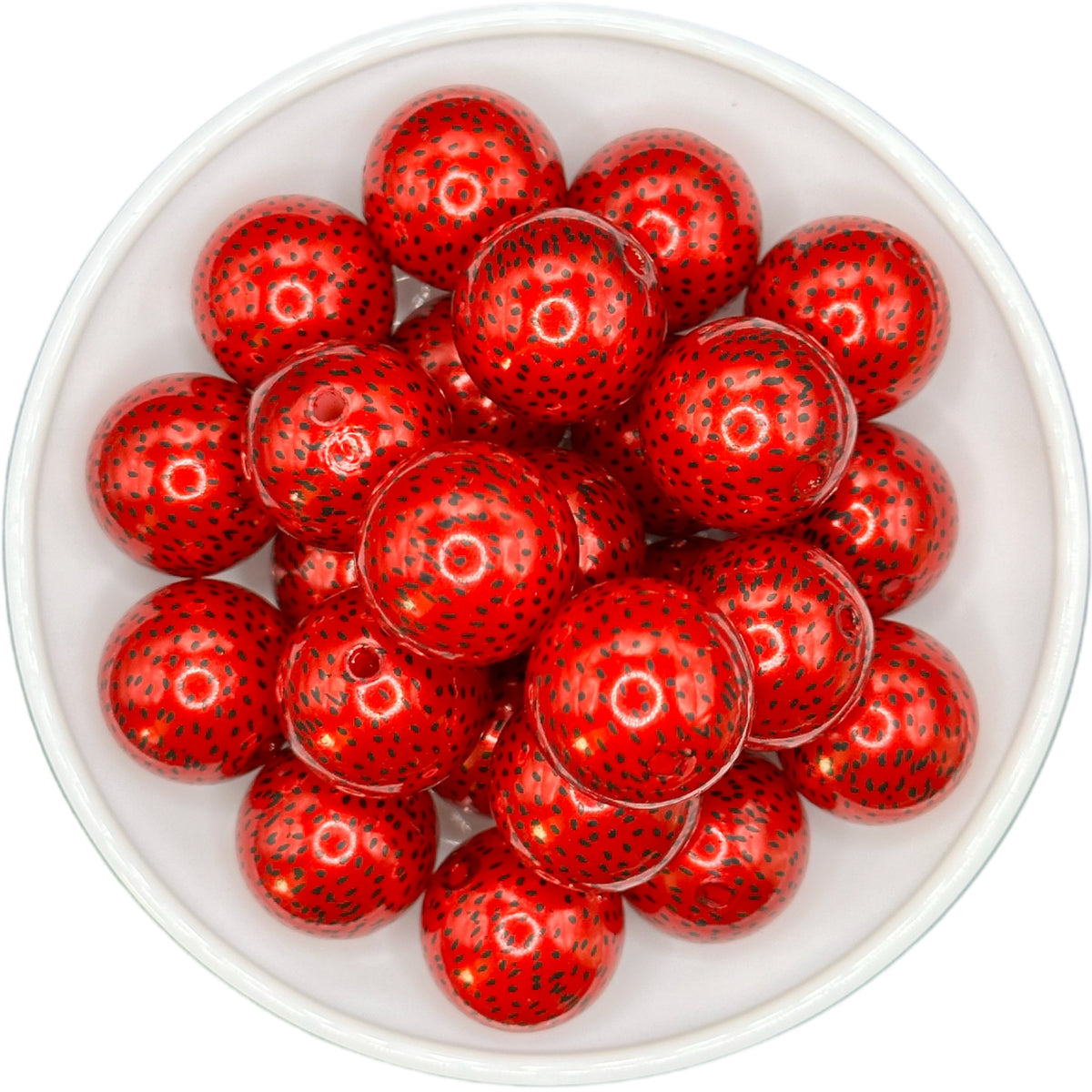 Strawberry Seeds Red Pearl – Platinum Moose Beads and Supplies