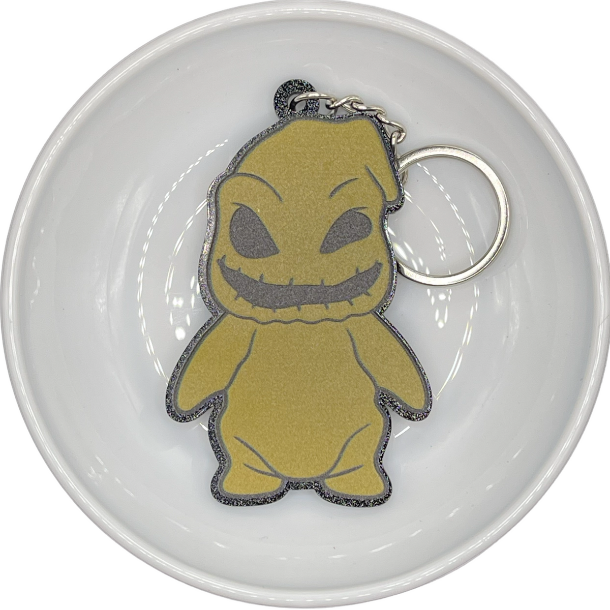 Decorated Booger Guy Acrylic Keychain – Platinum Moose Beads and Supplies